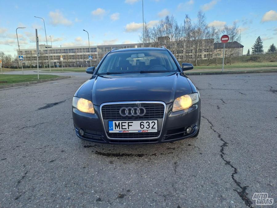 Pelēks Audi A4 2007 Telšiai, ar dzinēja tilpumu 2.00 L un nobraukumu 270 tūkst. km par 3650 €, foto 2 vietnē AUTOMOTO.COM.LV