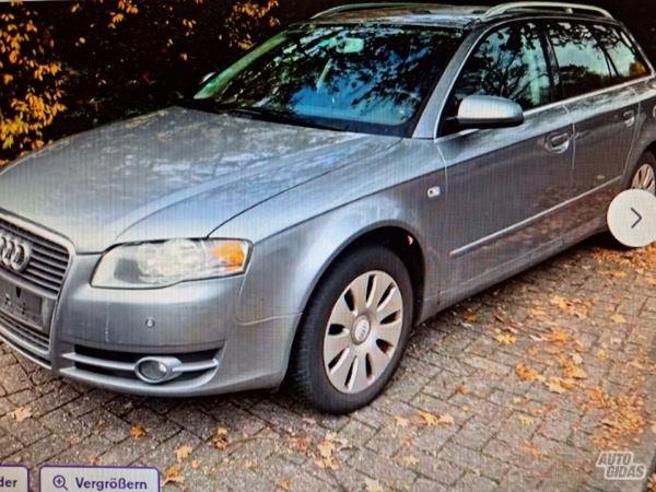 Pelēks Audi A4 2007 Kauņa, ar dzinēja tilpumu 2.00 L un nobraukumu 285 tūkst. km par 2800 €, foto 5 vietnē AUTOMOTO.COM.LV