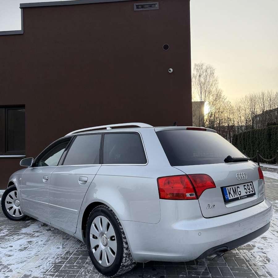 Grey Audi A4 2007 in Kaisiadorys, with an engine capacity of 1.99 L and mileage of 290 thousand km for 2750 €, photo 9 on AUTOMOTO.COM.LV