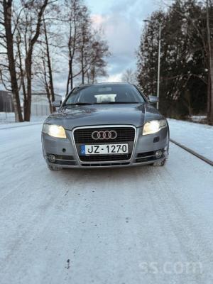 Grey Audi A4 2007 in Riga, with an engine capacity of 2.00 L and mileage of 0 thousand km for 3400 €, photo  on AUTOMOTO.COM.LV