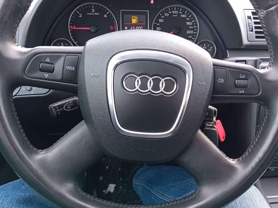 Grey Audi A4 2007 in Marijampole, with an engine capacity of 1.99 L and mileage of 240 thousand km for 3200 €, photo 6 on AUTOMOTO.COM.LV