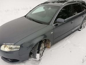 Grey Audi A4 2007 in Utena, with an engine capacity of 2.00 L and mileage of 315 thousand km for 3399 €, photo  on AUTOMOTO.COM.LV