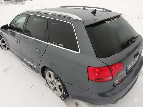 Grey Audi A4 2007 in Utena, with an engine capacity of 2.00 L and mileage of 315 thousand km for 3399 €, photo 2 on AUTOMOTO.COM.LV