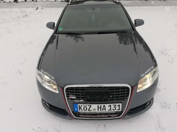 Grey Audi A4 2007 in Utena, with an engine capacity of 2.00 L and mileage of 315 thousand km for 3399 €, photo 3 on AUTOMOTO.COM.LV