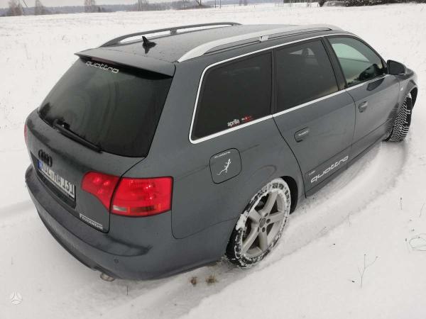 Grey Audi A4 2007 in Utena, with an engine capacity of 2.00 L and mileage of 315 thousand km for 3399 €, photo 5 on AUTOMOTO.COM.LV