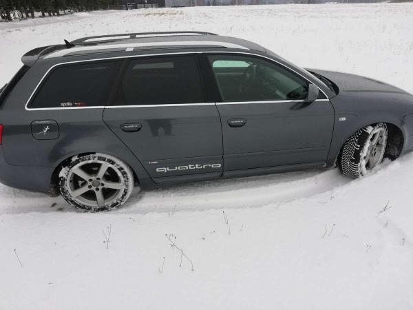 Grey Audi A4 2007 in Utena, with an engine capacity of 2.00 L and mileage of 315 thousand km for 3399 €, photo 7 on AUTOMOTO.COM.LV