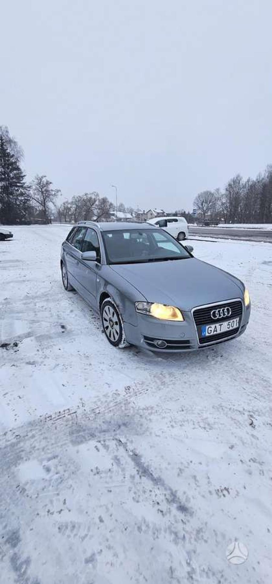 Grey Audi A4 2007 in Panevezys, with an engine capacity of 1.99 L and mileage of 458 thousand km for 1400 €, photo 3 on AUTOMOTO.COM.LV