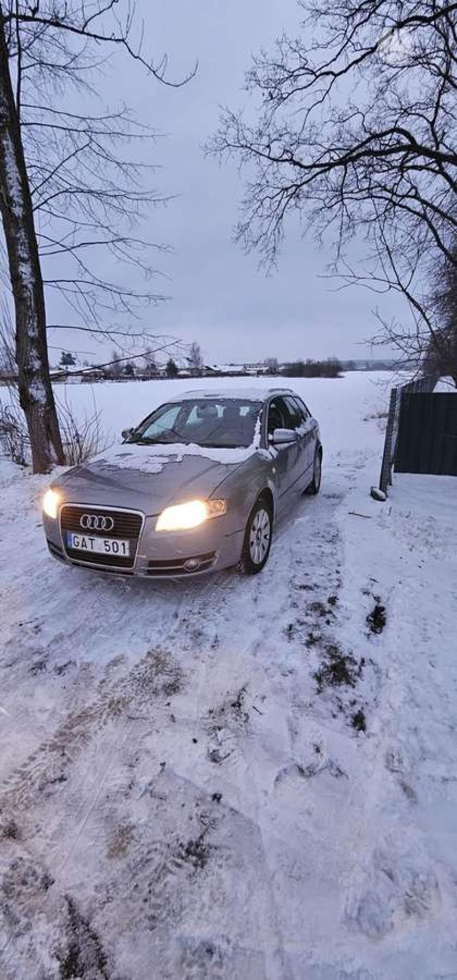 Grey Audi A4 2007 in Panevezys, with an engine capacity of 1.99 L and mileage of 458 thousand km for 1400 €, photo 12 on AUTOMOTO.COM.LV