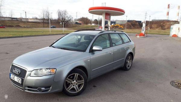 Grey Audi A4 2007 in Kaunas, with an engine capacity of 1.90 L and mileage of 274 thousand km for 3150 €, photo 1 on AUTOMOTO.COM.LV