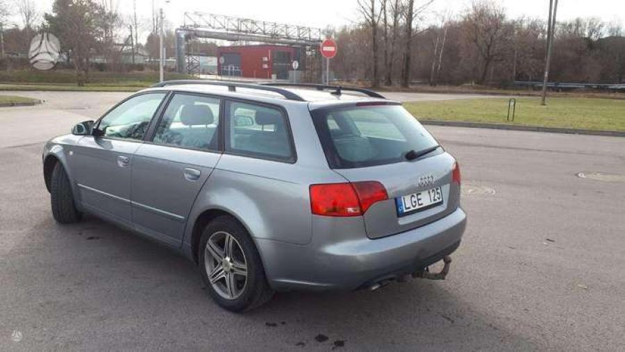 Grey Audi A4 2007 in Kaunas, with an engine capacity of 1.90 L and mileage of 274 thousand km for 3150 €, photo 3 on AUTOMOTO.COM.LV