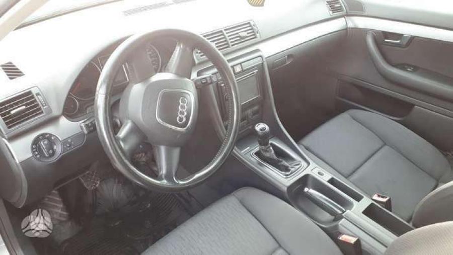 Grey Audi A4 2007 in Kaunas, with an engine capacity of 1.90 L and mileage of 274 thousand km for 3150 €, photo 5 on AUTOMOTO.COM.LV