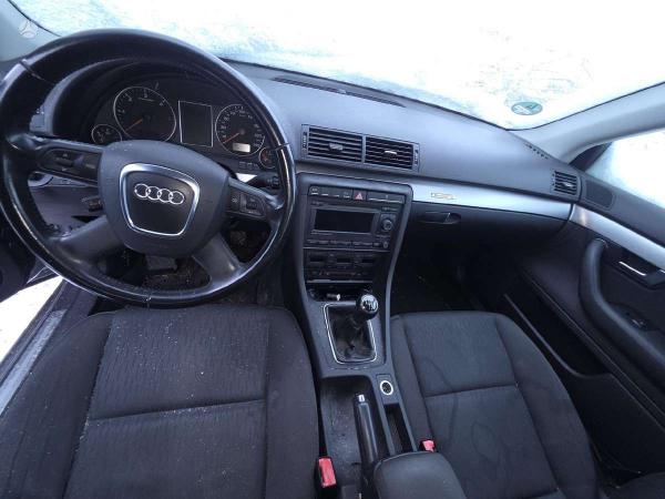 Pelēks Audi A4 2007 Marijampole, ar dzinēja tilpumu 1.99 L un nobraukumu 332 tūkst. km par 2499 €, foto 8 vietnē AUTOMOTO.COM.LV
