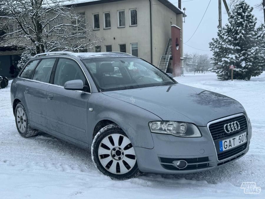 Grey Audi A4 2007 in Panevezys, with an engine capacity of 2.00 L and mileage of 400 thousand km for 1950 €, photo 5 on AUTOMOTO.COM.LV