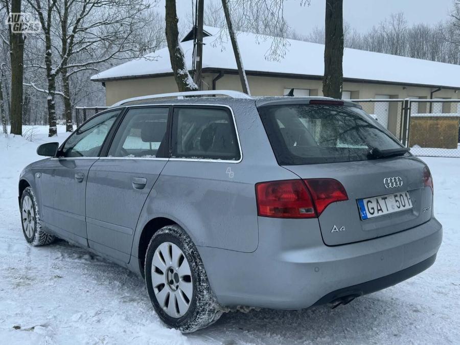 Grey Audi A4 2007 in Panevezys, with an engine capacity of 2.00 L and mileage of 400 thousand km for 1950 €, photo 8 on AUTOMOTO.COM.LV