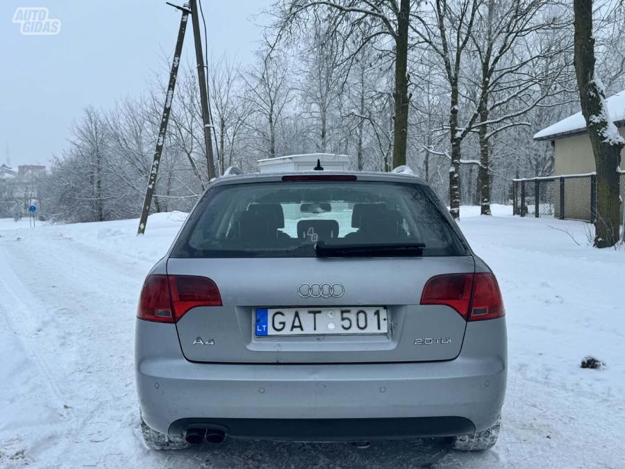 Grey Audi A4 2007 in Panevezys, with an engine capacity of 2.00 L and mileage of 400 thousand km for 1950 €, photo 9 on AUTOMOTO.COM.LV