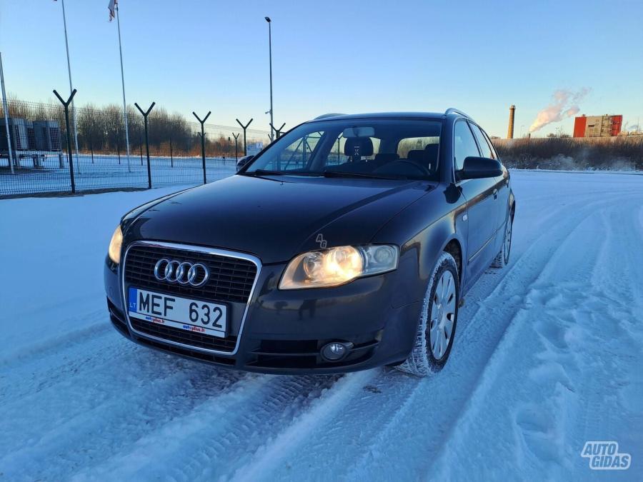 Pelēks Audi A4 2007 Telšiai, ar dzinēja tilpumu 2.00 L un nobraukumu 273 tūkst. km par 3200 €, foto 10 vietnē AUTOMOTO.COM.LV