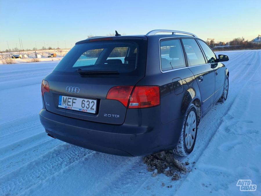 Grey Audi A4 2007 in Telschi, with an engine capacity of 2.00 L and mileage of 273 thousand km for 3200 €, photo 6 on AUTOMOTO.COM.LV