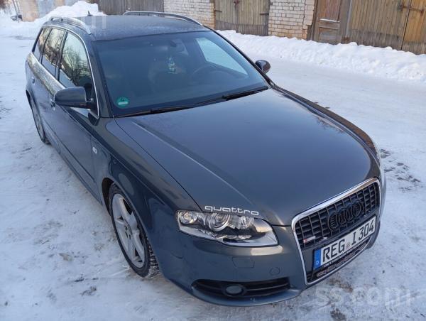 Grey Audi A4 2007 in Riga, with an engine capacity of 2.00 L and mileage of 313 thousand km for 3250 €, photo 3 on AUTOMOTO.COM.LV