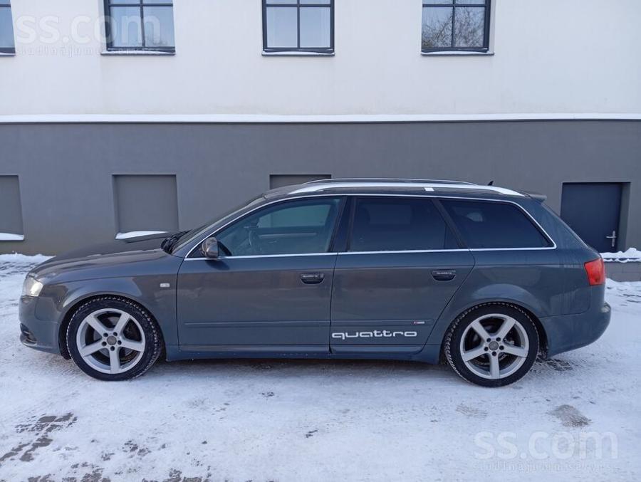 Pelēks Audi A4 2007 Rīga, ar dzinēja tilpumu 2.00 L un nobraukumu 313 tūkst. km par 3250 €, foto 5 vietnē AUTOMOTO.COM.LV