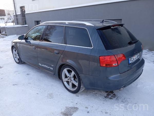 Grey Audi A4 2007 in Riga, with an engine capacity of 2.00 L and mileage of 313 thousand km for 3250 €, photo 6 on AUTOMOTO.COM.LV