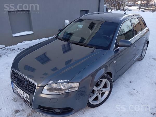 Grey Audi A4 2007 in Riga, with an engine capacity of 2.00 L and mileage of 313 thousand km for 3250 €, photo 7 on AUTOMOTO.COM.LV