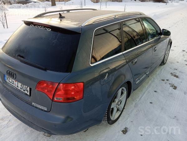 Grey Audi A4 2007 in Riga, with an engine capacity of 2.00 L and mileage of 313 thousand km for 3250 €, photo 8 on AUTOMOTO.COM.LV