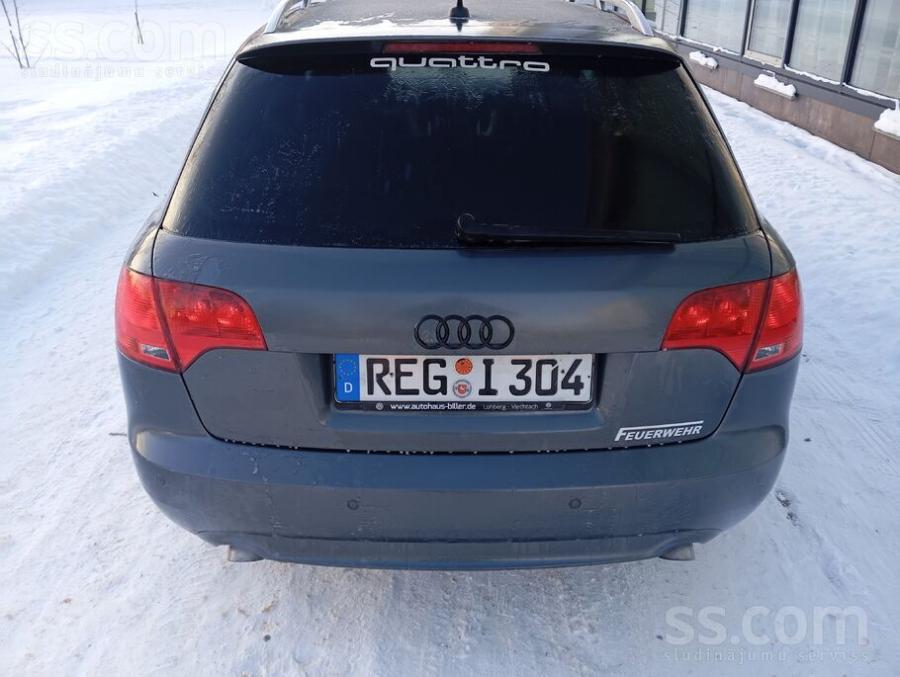 Pelēks Audi A4 2007 Rīga, ar dzinēja tilpumu 2.00 L un nobraukumu 313 tūkst. km par 3250 €, foto 9 vietnē AUTOMOTO.COM.LV
