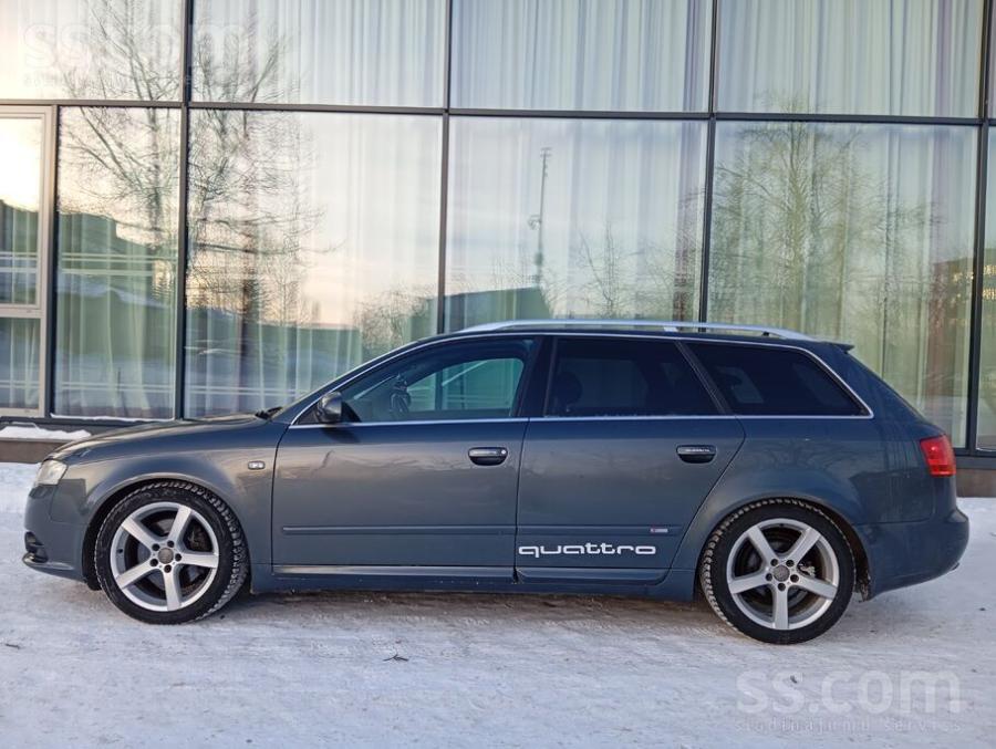 Pelēks Audi A4 2007 Rīga, ar dzinēja tilpumu 2.00 L un nobraukumu 313 tūkst. km par 3250 €, foto 11 vietnē AUTOMOTO.COM.LV