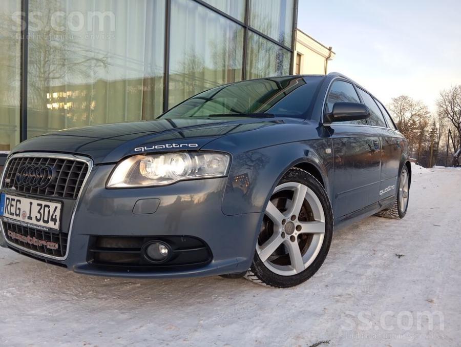 Pelēks Audi A4 2007 Rīga, ar dzinēja tilpumu 2.00 L un nobraukumu 313 tūkst. km par 3250 €, foto 12 vietnē AUTOMOTO.COM.LV