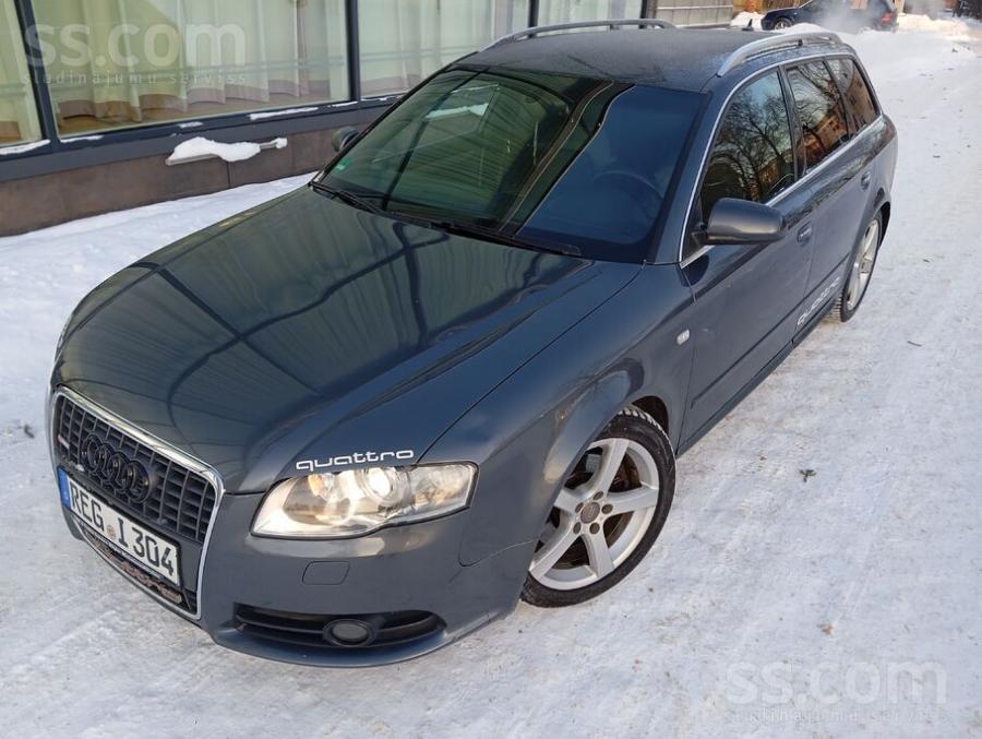 Pelēks Audi A4 2007 Rīga, ar dzinēja tilpumu 2.00 L un nobraukumu 313 tūkst. km par 3250 €, foto 13 vietnē AUTOMOTO.COM.LV