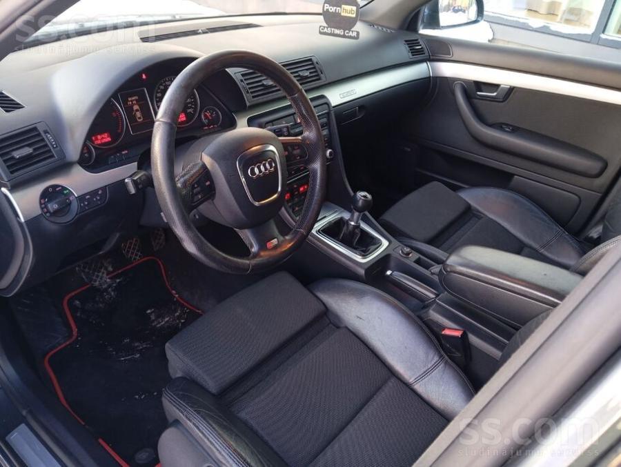 Pelēks Audi A4 2007 Rīga, ar dzinēja tilpumu 2.00 L un nobraukumu 313 tūkst. km par 3250 €, foto 14 vietnē AUTOMOTO.COM.LV