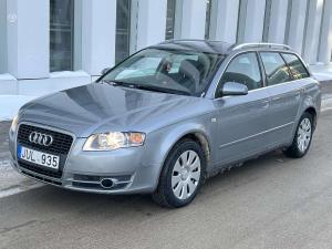 Pelēks Audi A4 2007 Viļņa, ar dzinēja tilpumu 1.99 L un nobraukumu 435 tūkst. km par 1250 €, foto  vietnē AUTOMOTO.COM.LV
