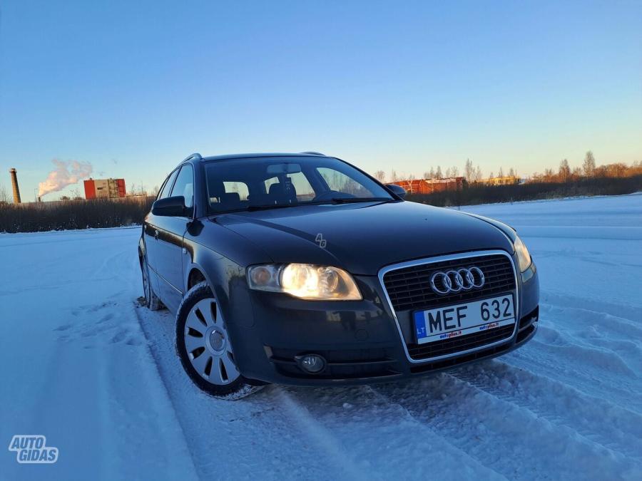 Pelēks Audi A4 2007 Telšiai, ar dzinēja tilpumu 2.00 L un nobraukumu 273 tūkst. km par 3150 €, foto 1 vietnē AUTOMOTO.COM.LV