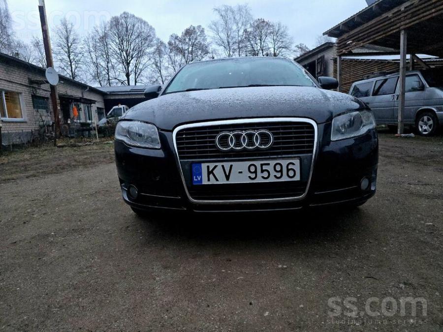 Grey Audi A4 2007 in Daugavpils, with an engine capacity of 2.00 L and mileage of 333 thousand km for 2990 €, photo 3 on AUTOMOTO.COM.LV