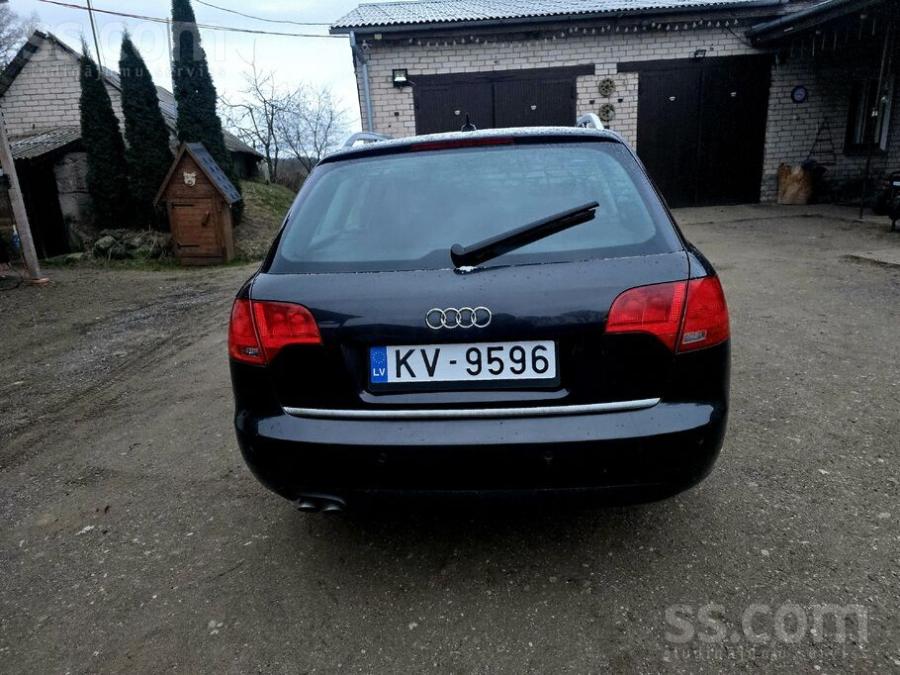 Grey Audi A4 2007 in Daugavpils, with an engine capacity of 2.00 L and mileage of 333 thousand km for 2990 €, photo 6 on AUTOMOTO.COM.LV