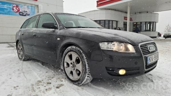 Grey Audi A4 2007 in Daugavpils, with an engine capacity of 2.00 L and mileage of 333 thousand km for 2850 €, photo 1 on AUTOMOTO.COM.LV