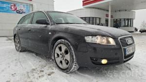 Grey Audi A4 2007 in Daugavpils, with an engine capacity of 2.00 L and mileage of 333 thousand km for 2850 €, photo  on AUTOMOTO.COM.LV