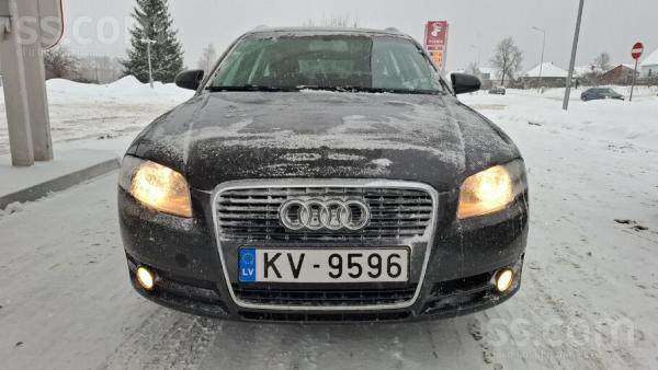 Grey Audi A4 2007 in Daugavpils, with an engine capacity of 2.00 L and mileage of 333 thousand km for 2850 €, photo 2 on AUTOMOTO.COM.LV