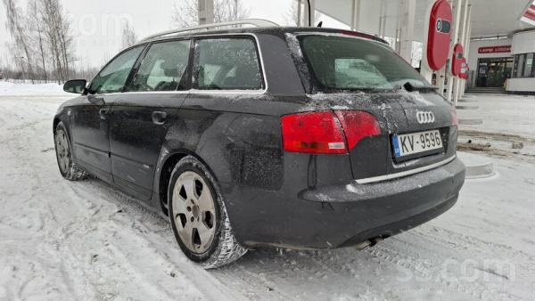 Grey Audi A4 2007 in Daugavpils, with an engine capacity of 2.00 L and mileage of 333 thousand km for 2850 €, photo 6 on AUTOMOTO.COM.LV