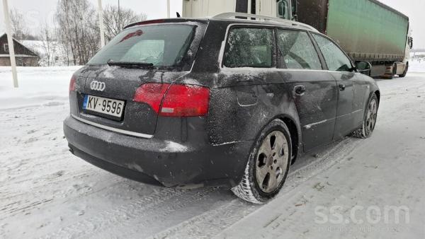 Grey Audi A4 2007 in Daugavpils, with an engine capacity of 2.00 L and mileage of 333 thousand km for 2850 €, photo 8 on AUTOMOTO.COM.LV