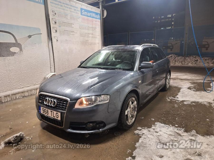 Grey Audi A4 2007 in Tallinn, with an engine capacity of 2.00 L and mileage of 0 thousand km for 1999 €, photo 1 on AUTOMOTO.COM.LV
