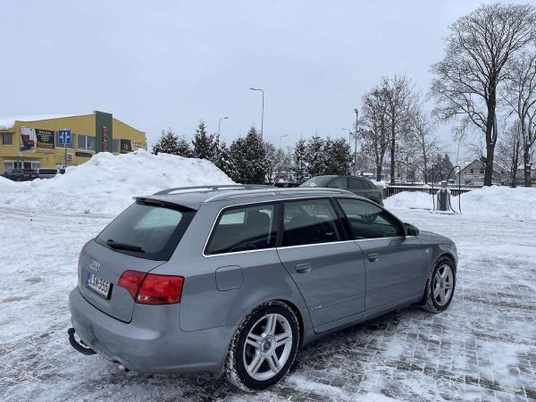 Pelēks Audi A4 2007 Tauragė, ar dzinēja tilpumu 1.97 L un nobraukumu 186 tūkst. km par 3400 €, foto 8 vietnē AUTOMOTO.COM.LV