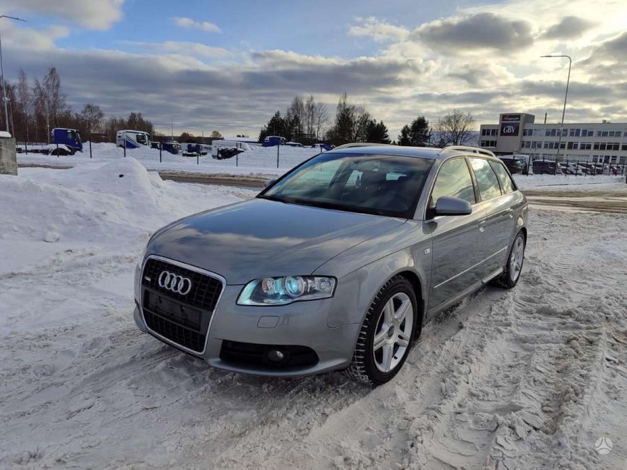 Grey Audi A4 2007 in Taurage, with an engine capacity of 2.00 L and mileage of 186 thousand km for 3800 €, photo 1 on AUTOMOTO.COM.LV