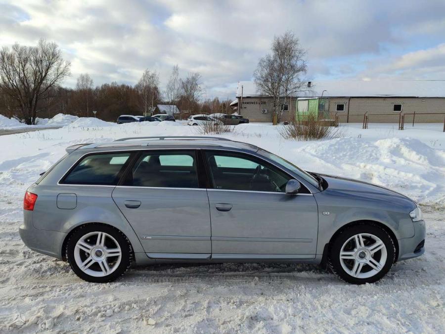 Grey Audi A4 2007 in Taurage, with an engine capacity of 2.00 L and mileage of 186 thousand km for 3800 €, photo 5 on AUTOMOTO.COM.LV