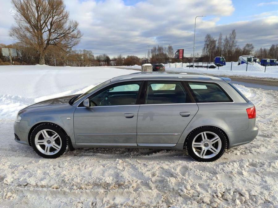 Grey Audi A4 2007 in Taurage, with an engine capacity of 2.00 L and mileage of 186 thousand km for 3800 €, photo 6 on AUTOMOTO.COM.LV