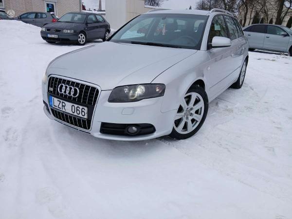 Pelēks Audi A4 2007 Ignalina, ar dzinēja tilpumu 1.99 L un nobraukumu 300 tūkst. km par 3750 €, foto 1 vietnē AUTOMOTO.COM.LV
