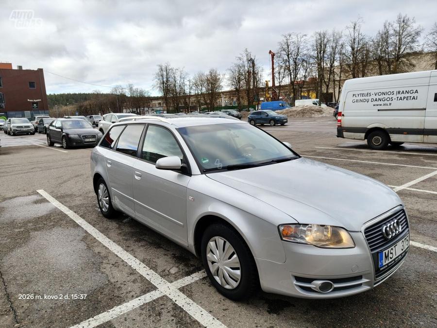 Grey Audi A4 2007 in Vilnius, with an engine capacity of 1.90 L and mileage of 335 thousand km for 2800 €, photo 7 on AUTOMOTO.COM.LV