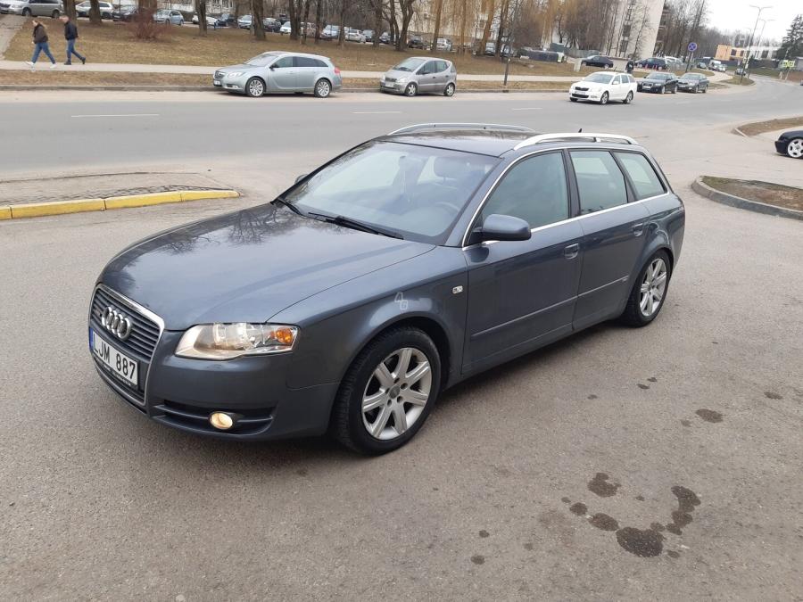 Grey Audi A4 2007 in Kaunas, with an engine capacity of 2.00 L and mileage of 300 thousand km for 2000 €, photo 5 on AUTOMOTO.COM.LV