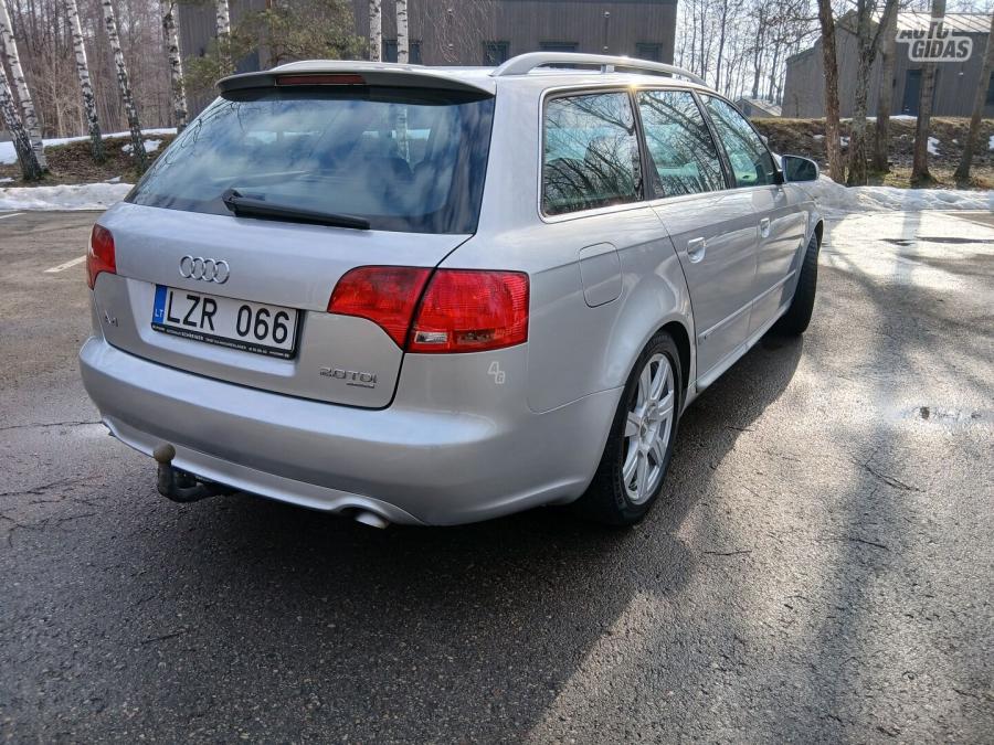 Pelēks Audi A4 2007 Ignalina, ar dzinēja tilpumu 2.00 L un nobraukumu 300 tūkst. km par 3600 €, foto 4 vietnē AUTOMOTO.COM.LV