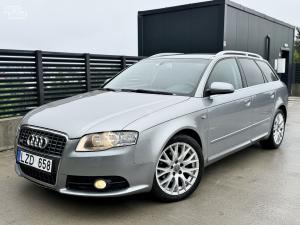 Pelēks Audi A4 2007 Viļņa, ar dzinēja tilpumu 2.00 L un nobraukumu 301 tūkst. km par 2750 €, foto  vietnē AUTOMOTO.COM.LV